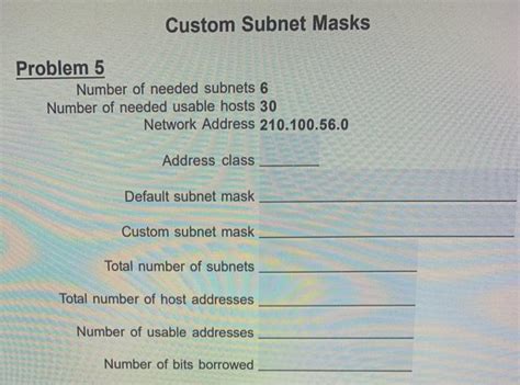 Solved Seepics Below THANK YOU Custom Subnet Masks Pro