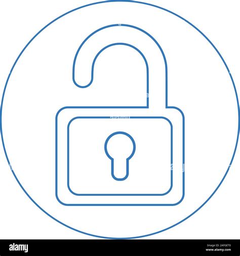 Open Lock Unlock Unlocked Icon Stock Vector Image And Art Alamy
