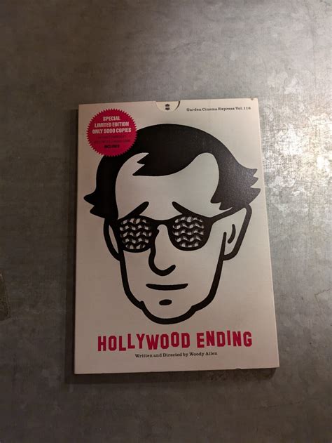 やや傷や汚れあり映画パンフレットウッディアレン さよならさよならハリウッド hollywood ending 5000部限定