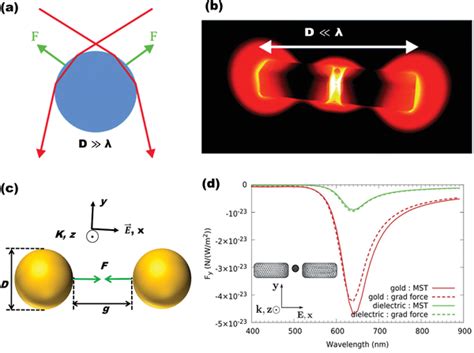 Optical Forces Near Plasmonic Nanostructures A Optical Forces On A