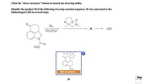 Solved Click The Draw Structure Button To Launch The Drawing Utility