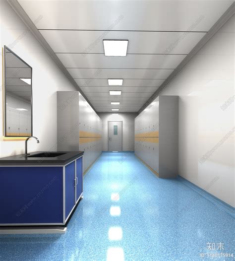 现代实验室更衣室3d模型下载【id1140175914】知末3d模型网