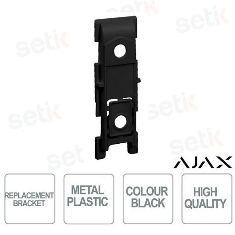 22051 Ajax Black Plastic Metal Replacement Bracket Setik Biz