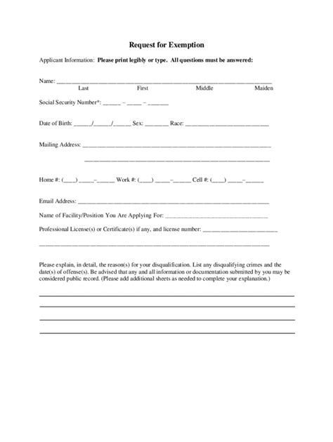Dcf Exemption Checklist Complete With Ease Airslate Signnow