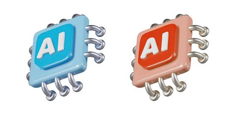 다양한 색상의 사실적인 프로세서 세트 측면도 Ai 레이블이 있는 빨간색과 파란색 Cpu 0명에 대한 스톡 벡터 아트 및 기타 이미지 0명 3차원 형태 Cpu Istock