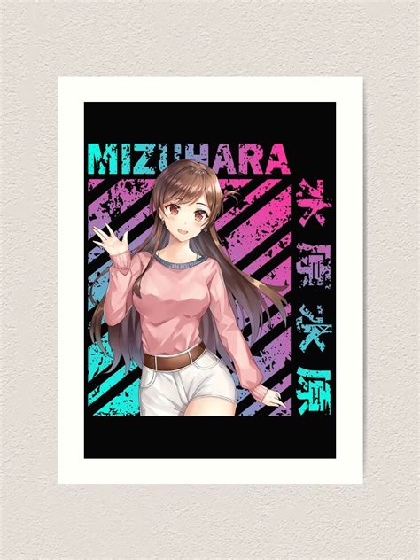Mizuhara Chizuru Ichinose Kanojo Okarishimasu Art Print For Sale By ShopMello Redbubble