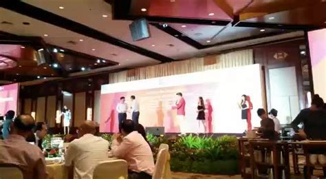 Our Assistant General Manager Mr William Ong Receiving A Token Of