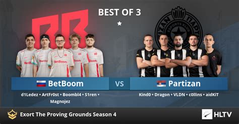 Betboom Vs Partizan At Exort The Proving Grounds Season 4