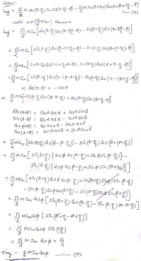 Solved Please I Need All Steps Between Equation 14 To Equation 15 Please Course Hero