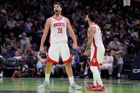 Sengun Records Triple Double And Rockets Beat Wolves 117 111 In Ot To