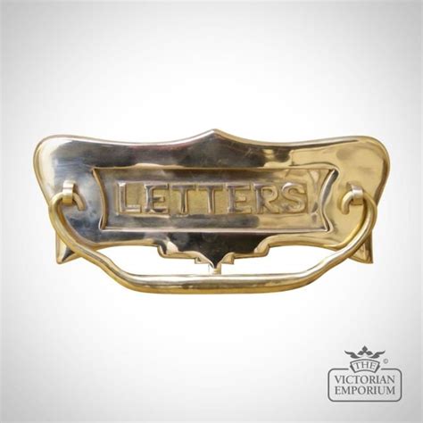 Brass Letter Box Plate Letters With Knocker