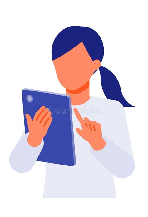 Working Woman Concept For Problem Solving Woman Cartoon Character People Face Profiles