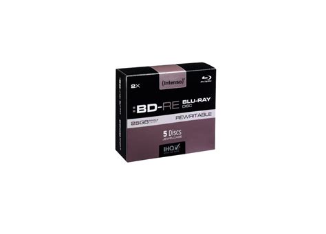 Intenso Blu Ray 25gb 2x Speed Rewritable Blu Ray Jewel Case 05 Techolic