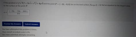 [college Calculus 3] Find An Equation For The Tangent Plane To The Surface R Homeworkhelp