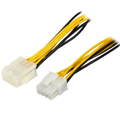 8 Inch ATX 12V EPS 12V Power Supply Molex 8 Pin Motherboard CPU