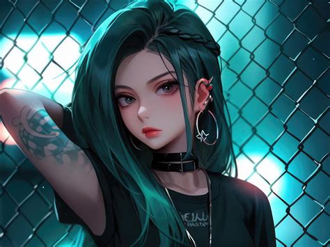 1400x1050 Anime Girl Posing With Fence Wallpaper1400x1050 Resolution Hd 4k Wallpapersimages