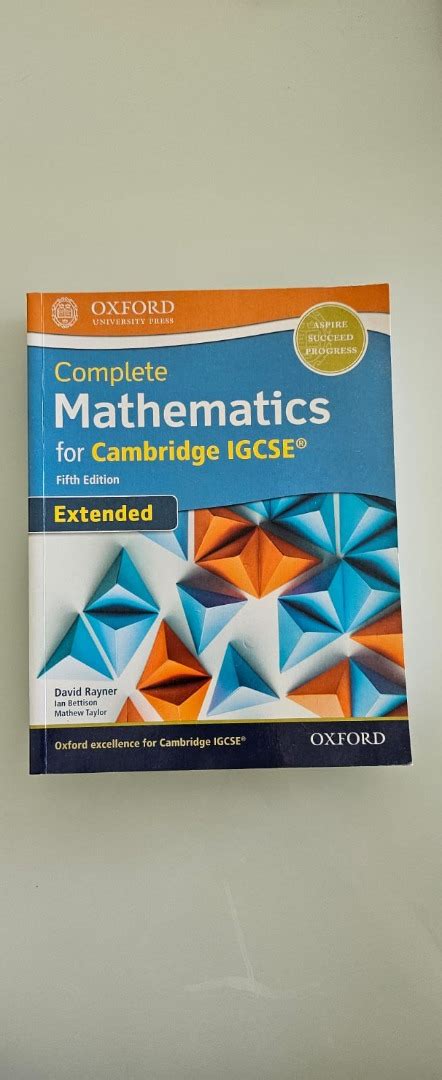 Complete Mathematics For Cambridge Igcse Fifth Edition Hobbies And Toys Books And Magazines