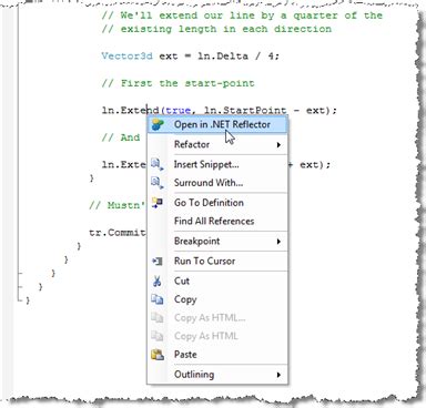 Debugging Into AutoCADs NET API Layer Using Reflector Part 1 Through