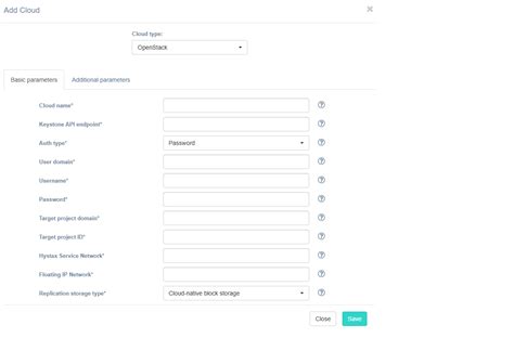 Openstack Target Cloud Configuration Hystax Acura Live Migration To Aws Or Kvm Platform
