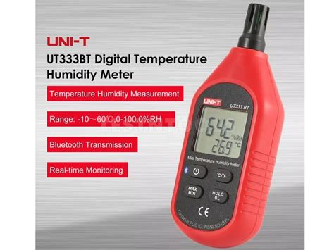 Measuring Electrical Testing UNI T Digital Mini Temperature Humidity Meter UT BT