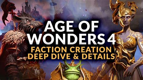 AGE OF WONDERS 4 Hands On Gameplay Faction Creation Customization