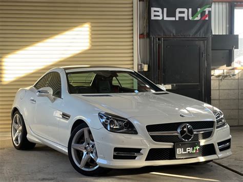メルセデス・ベンツ Slkクラス Slk200 エクスクルーシブ マジックスカイルーフプッシュスタートの中古車情報（愛知県・blaut ブ