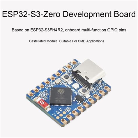 Waveshare Esp32 S3 Mini Development Board Based On Esp32 S3fh4r2 Dual