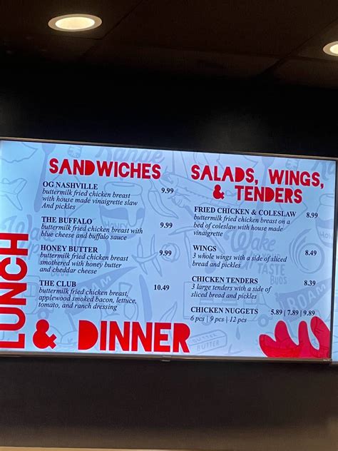 Menu At Roaming Rooster Restaurant Washington U St Nw