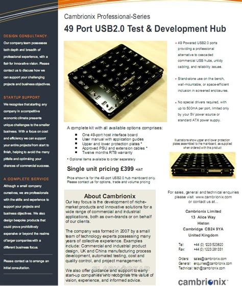 Cambrionix V3 49 Port Usb Hub Breaks Cover