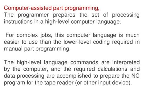 Nc Part Programming