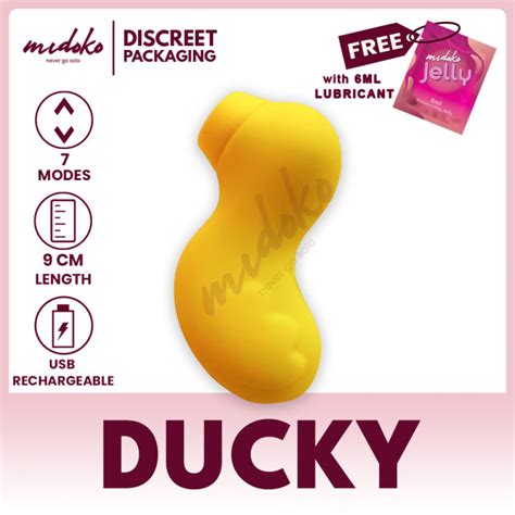 Midoko Vaginal Sucking Vibrator Duck Vibrating Sucker Oral Sex Suction