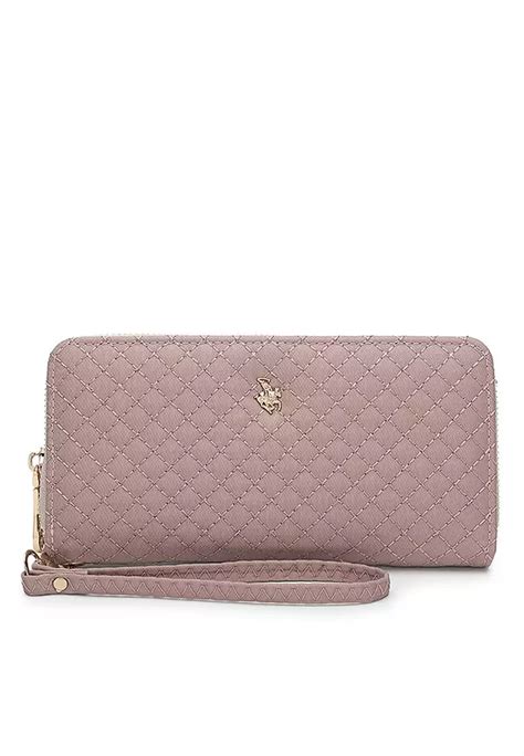 Buy Swiss Polo Quilted Long Purse Wallet Pink 2025 Online Zalora