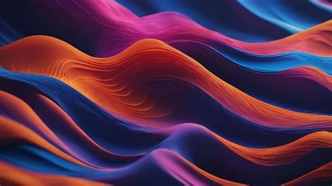 Premium Photo Abstract Background Waves Blue Color Ui Ux Design