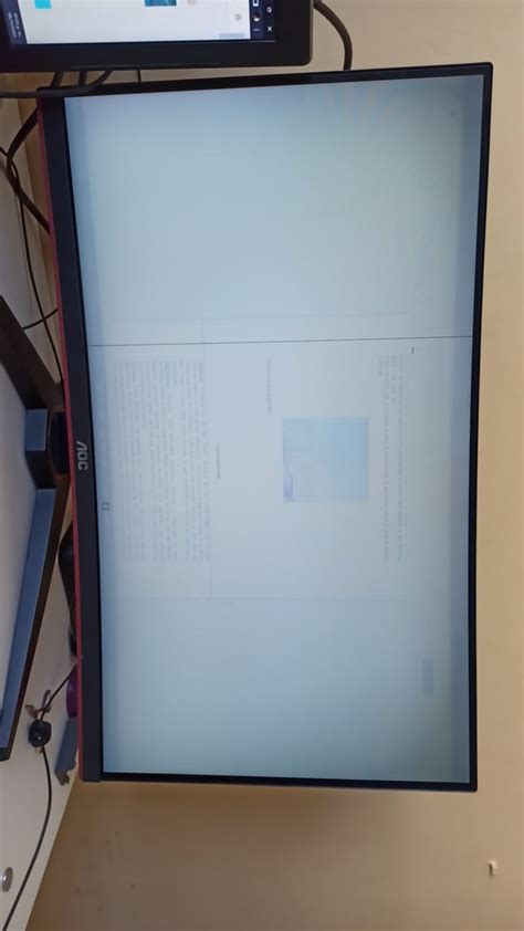 Aoc Monitor C24g1 Showing Like This Is It Fixable Whats The Name Of This Problem R Monitors