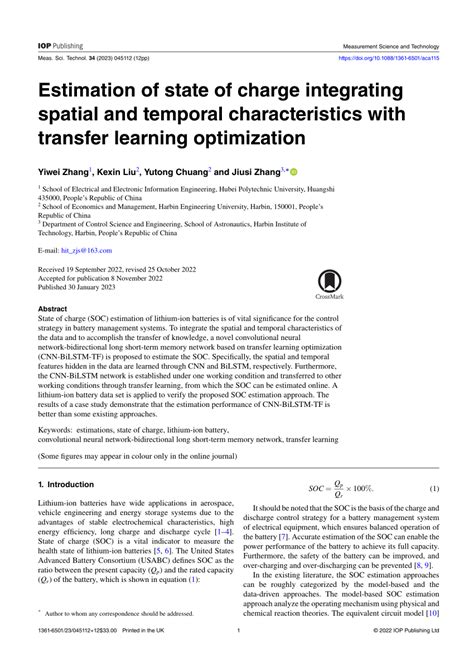 estimation of state of charge integrating spatial and temporal