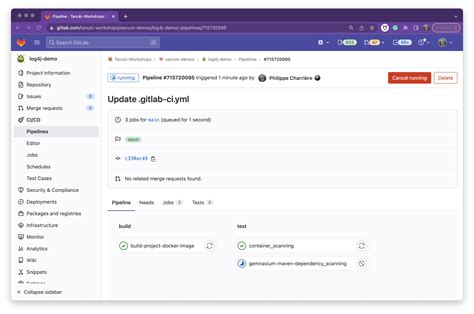 Container Dependency Scanning Secure Tutorials