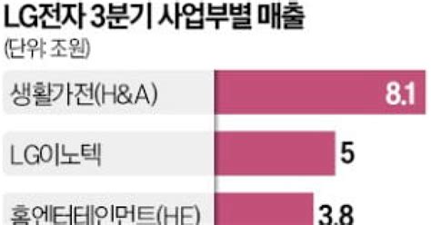 3분기 어닝 쇼크 Lg전자전장 등 새 성장엔진은 순항