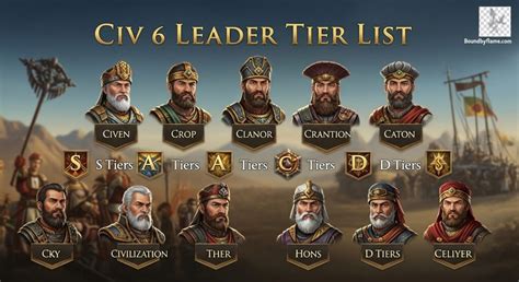 Civ 6 Leader Tier List March 2026 Best Leaders Ranked