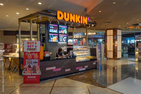 Bangkok Thailand February 14 2024 Dunkin Logo The Worlds Largest