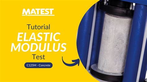 How To Perform An Elastic Modulus Test On Concrete En 12390 13 And Astm C469 Youtube