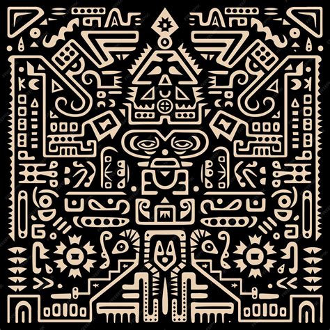 Premium Vector Aztec Pattern Aztec Texture Aztec Background
