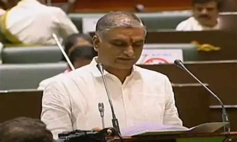 Telangana బండి సంజయ్‌పై మంత్రి హరీశ్‌ రావు ఫైర్‌ Minister Harish Rao