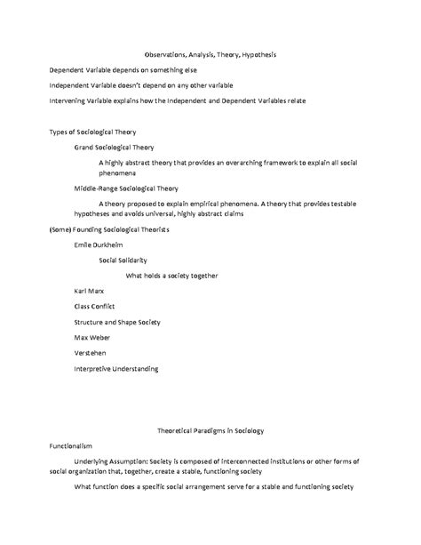 Observations Analysis Theory Hypothesis Observations Analysis