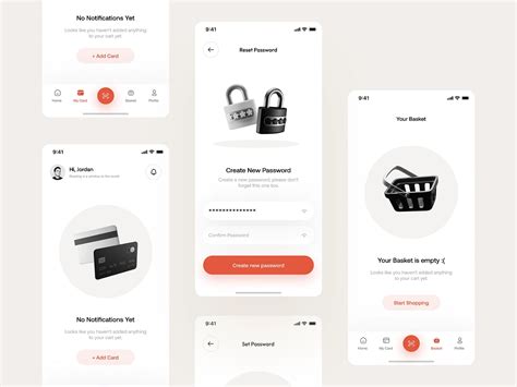 bottom navigation designs themes templates and downloadable graphic