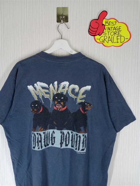 Vintage Rare Vintage 90s Dawg Pound Menace Single Sti Gem