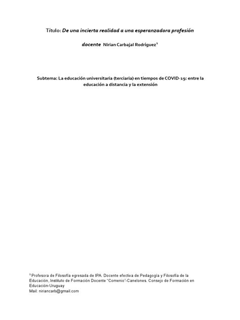 Educar En Tiempos De Pandemia Modificado Fd Convertido Set 2021 Pdf