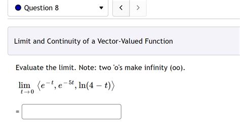 Solved Find the domain of the vector-value function r(t) | Chegg.com