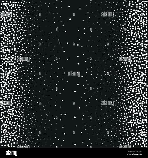 Circle Abstract Radial Gradient Fine Black Dots Circle With Dots