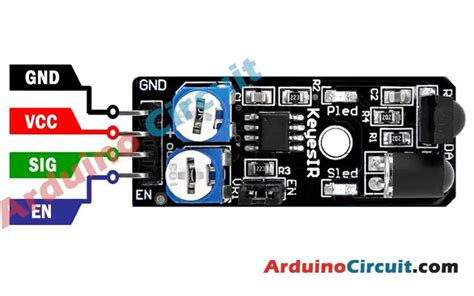 Ky 032 Obstacle Avoidance Sensor Module Pinout Sensor Arduino Obstacles