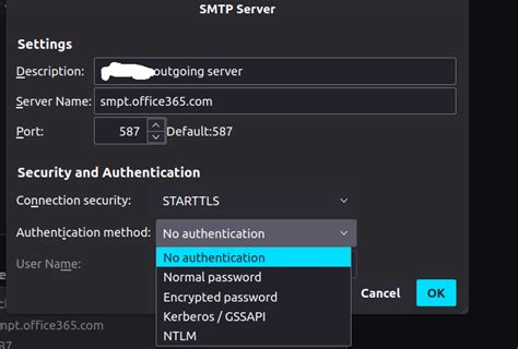 22 04 missing oauth2 authentication option thunderbird 102 10 0 ask
